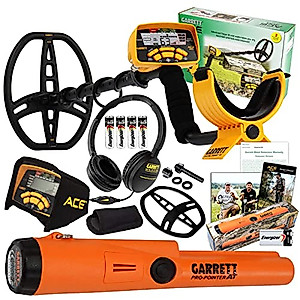 Garrett ACE 400 Metal Detector with Pro Pointer at and ClearSound Headphones