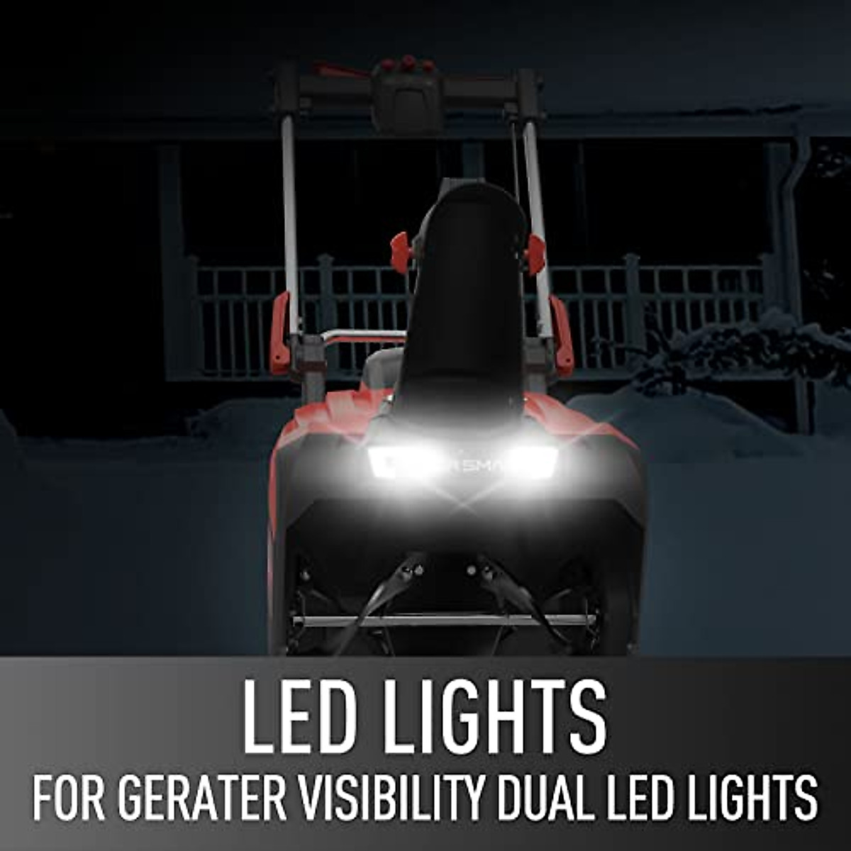 Snow Blower - 80V 6.0Ah Battery Powered Snow Blower, 21'' Electric Snow Thrower, Cordless Snow throwers