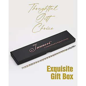 Jecanori Magnetic Bracelets for Women, Ultra Strength 3500 Gauss Magnet Bracelet, Mermaid Titanium Steel Bracelets Jewelry Gifts for Women with Sizing Tool