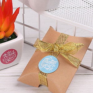 2 Inch Thank You Stickers 2000 Pcs(4 Rolls, 500 Pcs/Roll, 6 Designs) Large Thank You Stickers for Packaging Box (2 Inch)