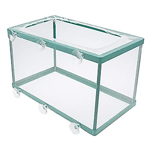 Xiaoyztan Aquarium Mesh Hatchery Breeder Plastic Frame Fish Tank Separation Breeding Net
