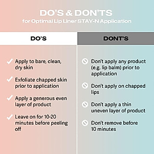 Sacheu Lip Liner Stay-N - Peel Off Lip Liner Tattoo, Peel Off Lip Stain, Long Lasting Lip Stain Peel Off, Infused with Hyaluronic Acid & Vitamin E, MUAH-ve