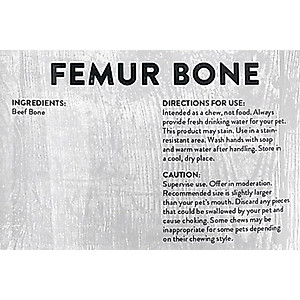 AccessiPets Filled Dog Bones Bundles for Large Dogs, Large Stuffed Femur Bone Bundle with 1 Dog Waste Roll, Long-Lasting Dental Treats for Aggressive Chewers (Hollow Bone)