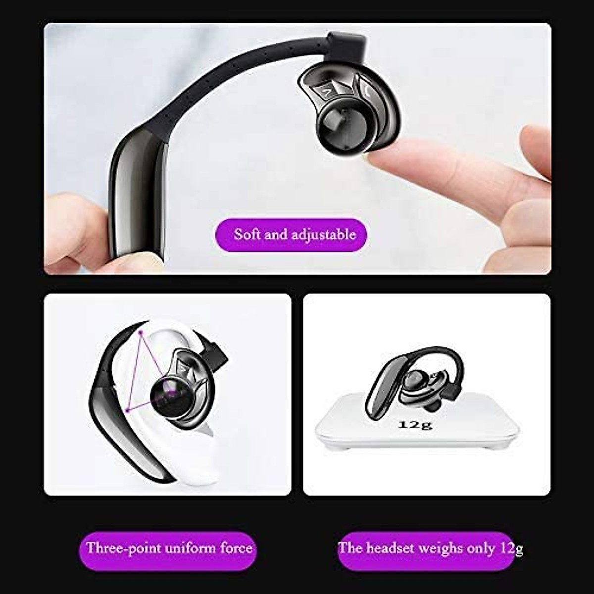 YOUOOK Wireless Earbuds Bluetooth5.0 Headphones 20hrs Playtime Sport Earphones with Stereo Deep Bass Ear Buds with Earhooks Waterproof in-Ear Built-in Mic Headset for Running Workout