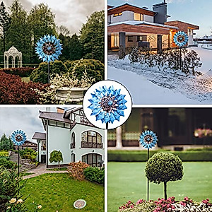 Wind Spinners for Yard and Garden-Wind Sculptures & Spinners-Wind Spinners Outdoor Metal Large for Park, Yard, Driveway, Sidewalk Light
