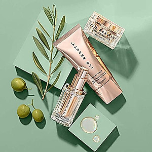 JLO BEAUTY That JLo Starter Kit | Includes Serum, Cleanser, and Cream, Gently Tightens, Clears, Brightens, and Hydrates for Smooth, Radiant Skin