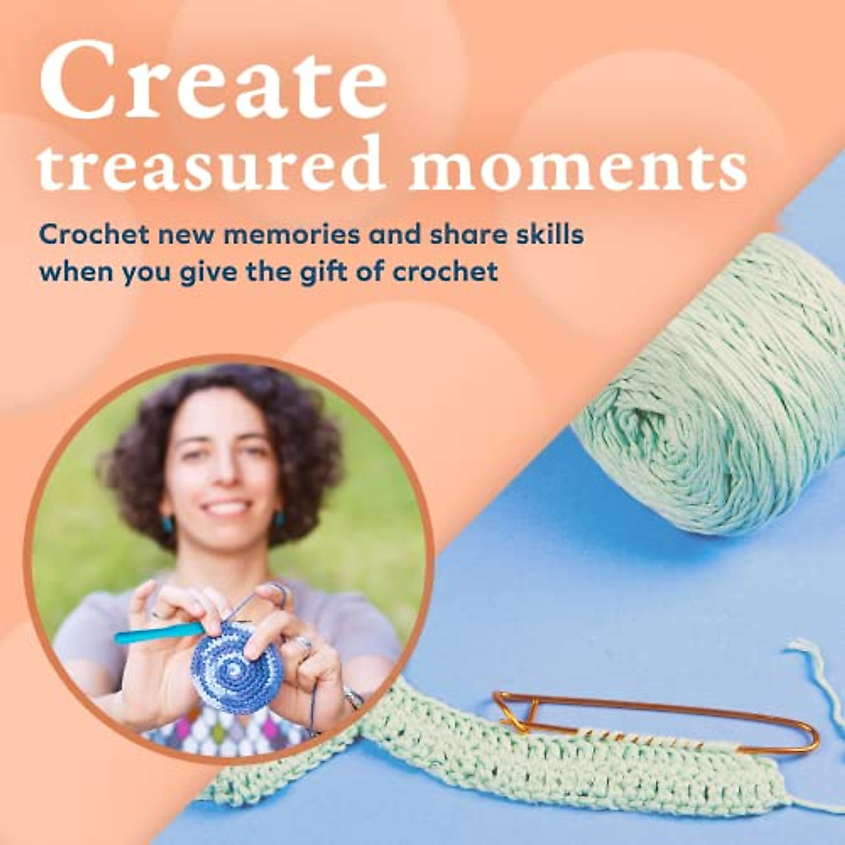 BeCraftee Crochet Hooks Kit - 12 Piece Set Extra-Long Crocheting Needles with Soft, Ergonomic Rubber Grips and 12 Hook Sizes - Knitting & Crochet Supplies for Beginners, Comfortable/Easy to Use