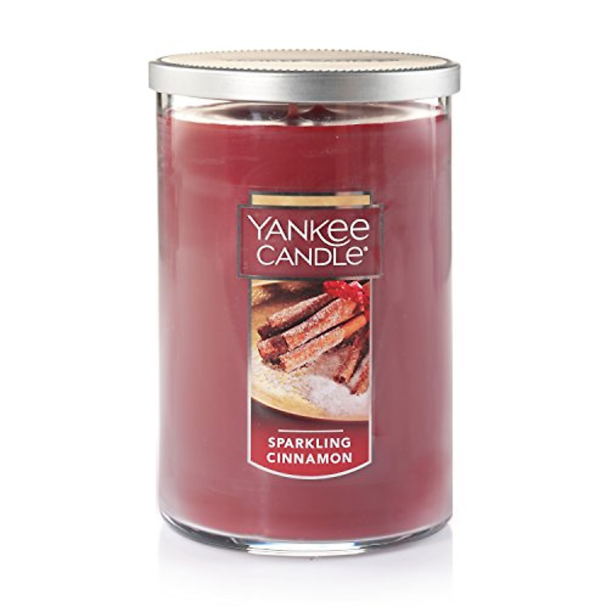 Yankee Candle Large 2-Wick Tumbler Candle, Sparkling Cinnamon & Candle Large Jar Candle Balsam & Cedar