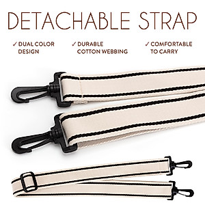 Leather Crochet Bag Backpack - Travel Knitting Bag Project Organizer Totes has Detachable Strap, 12 Wooden Hooks, 12 Skeins of 25g Yarn Storage Pocket & Grommets for Crocheting On the Go