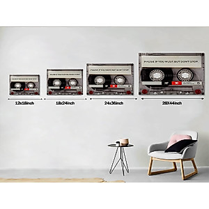 Pop Art Wall Decor Pause If You Must Motivational Canvas Wall Art HD Inspirational Print Poster Canvas Framed Artwork Gallery-Wrapped Modern Home Wall Decor Ready to Hang - 44x28 inches