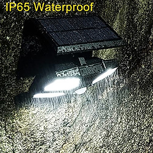Aolyty Solar Lights Outdoor, 3 Working Modes Solar Motion Sensor Security Light with Remote Control,180 Bright COB LED 1500LM Flood Lights 6500K for Yard, Garden, Garage, Walkway, Driveway