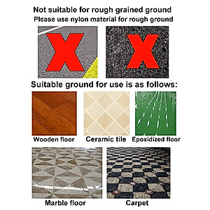 NERILEE 2 Inch Rubber Caster Wheel Set of 4(2 with Brakes & 2 Without) with 5/16" x 1-1/2" (8 x 38mm) Stem Sockets, for Furniture Crib Trolley Dining Car Casters