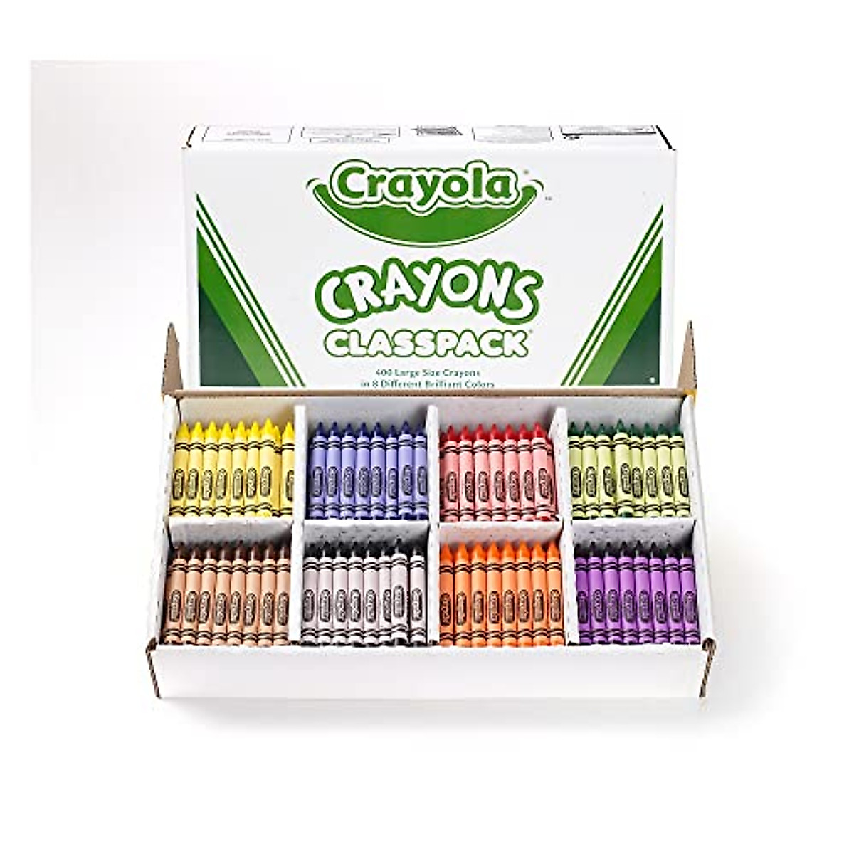Crayola Crayon Classpack, Large Crayons, 400ct, Bulk Crayons for Classroom, School Supplies for Teachers