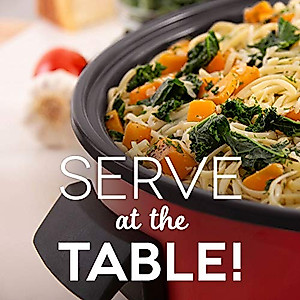 DASH Family Size Electric Skillet with 14 inch Nonstick Surface + Recipe Book for Pizza, Burgers, Cookies, Fajitas, Breakfast & More, 20 Cup Capacity, 1400-Watt - Red