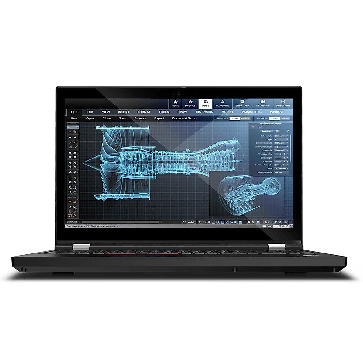 Lenovo Latest ThinkPad T15g Gen 2, 11th I7-11800H, 15.6" 4K UHD (3840 x 2160), HDR400, 600 nits, 64 GB DDR4, 2 TB SSD, RTX 3080 with Max-Q 16GB, Win 10 Pro - Black