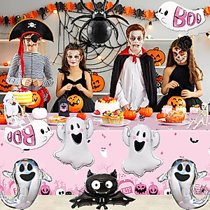 8 Pcs Halloween Ghost Bat Spider Balloons Set for Halloween Home Decorations Halloween Themed Party Decorations