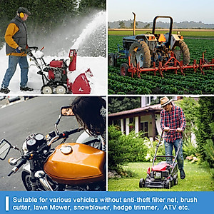 Siphon Hand Pump Manual Fuel Transfer Pump Siphon Hose for Gas Gasoline Petrol Diesel Oil Liquid Water Fish Tank with Durable PVC Hoses,Portable Widely Use