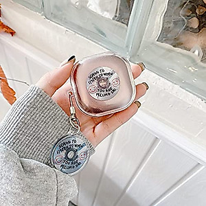 Case for Samsung Galaxy Buds2 Pro 2022, Premium Silicone Fashion Cartoons CD Pattern Case with Pendant Accessories Stylish Case for Samsung Galaxy Buds2 Pro 2022