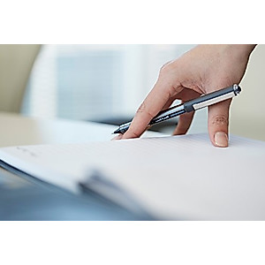 Uniball UB157 Fine Point Roller Ball Pens - Box of 12 - Purple