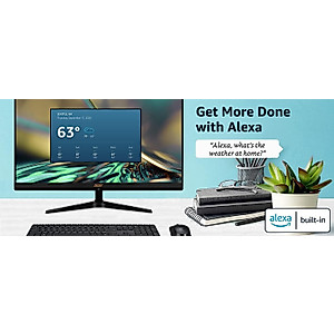acer Aspire C24 23.8" FHD All in One Desktop Computer, 12th Gen Intel 6-Core i3-1215U Processor, 16GB RAM 512GB SSD, Wi-Fi 6, Wireless Keyboard and Mouse,Windows 11 Home, Black