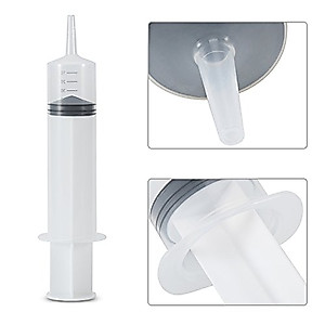 150ml Measuring Syringe Large Plastic Feeding Syringe Measuring Syringe for Measuring Hydroponic Nutrient and Solution Preparation