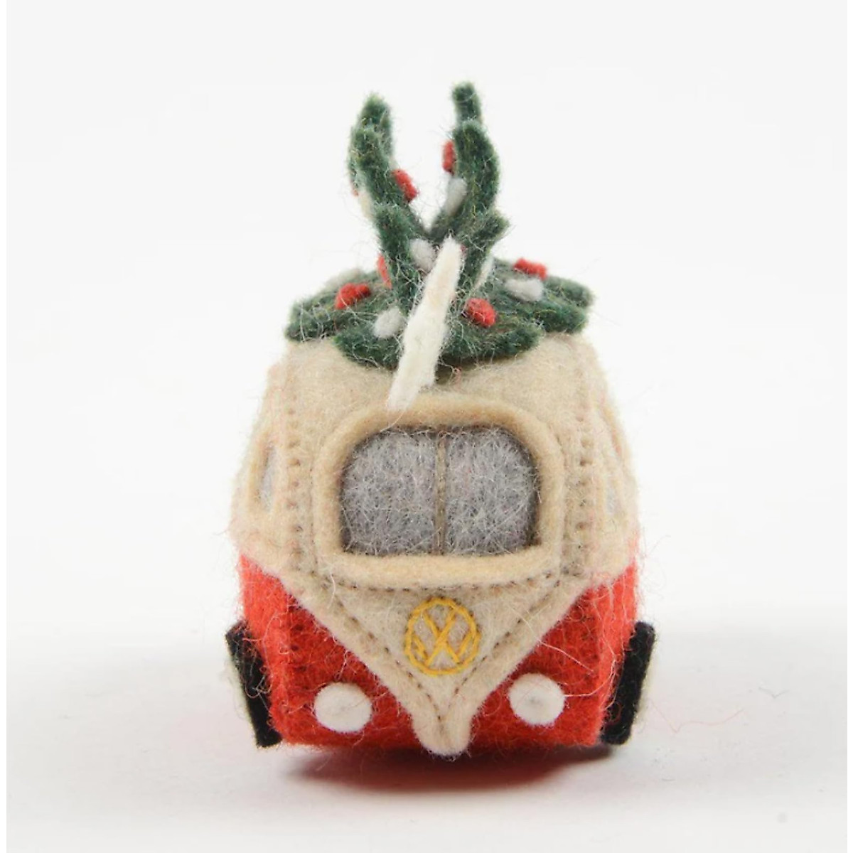 Hippie bus Christmas tree - Hand felt camper van decorations - Christmas decorations