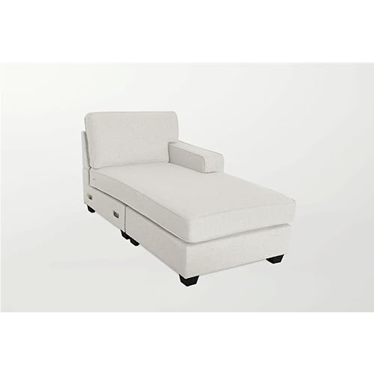 Legend Vansen Modular Pillows,Oversized Sectional Sofa Couches for Living Room,Apartments, L Shape with Ottoman-2, Cream