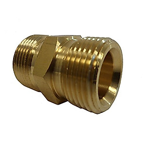 Ultimate Washer - M22 Adapter, Hose to Hose Coupler for Power Pressure Washer - Connects Two Hoses (14mm to 15mm)