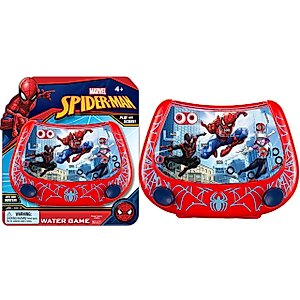 Marvel Classic Handheld Water Game (1 Unit Spiderman) Superhero Spiderman Style. Water Ring Arcade Toy Just Add Water. Stress Relief Fidget Toy for Kids and Adults. Game Toy. B-6901-1