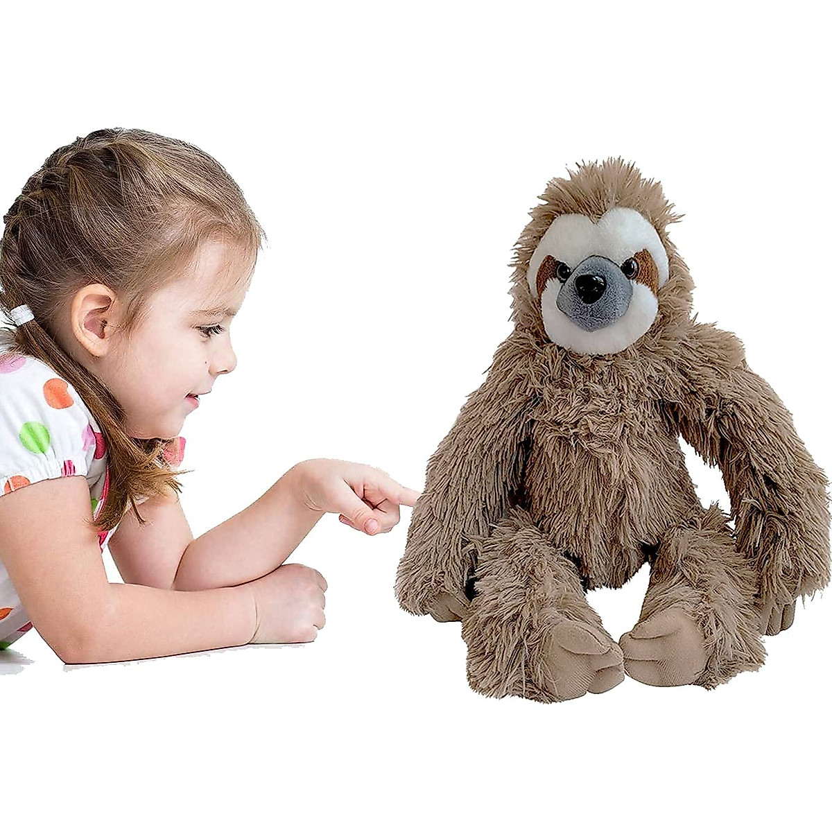 Grifil Zero Three Toed Sloth Stuffed Animal Plush Toy