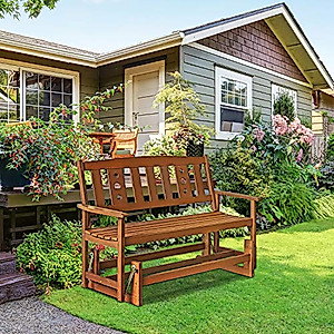 FURINNO FG17485 Tioman Outdoor Hardwood New Mexico Glider