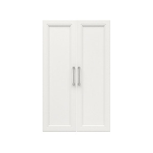 ClosetMaid Modular Storage Pair Set, 2 Doors, Wood Closet Organizer Shaker Style, Add On Accessory for Shelf Units, Taupe, Solid Kit