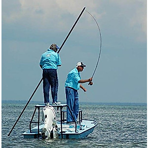 Flying Fisherman Passport Travel Spinning Rod with Case, 10-17 lbs, 3-Piece