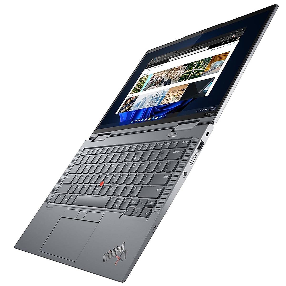 Lenovo ThinkPad X1 Yoga Gen 7 21CD0045US 14" Touchscreen Convertible 2 in 1 Notebook - WUXGA - 1920 x 1200 - Intel Core i5 12th Gen i5-1235U Deca-core (10 Core) - 16 GB Total RAM - 256 GB SSD - Storm