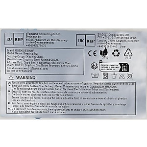 MOEMOE BABY Sleep Sack with Feet, Baby Sleeping Bag Sleeveless, Wearable Blanket Baby with Legs, Cotton Toddler Sleep Sack, 12Months - 7T