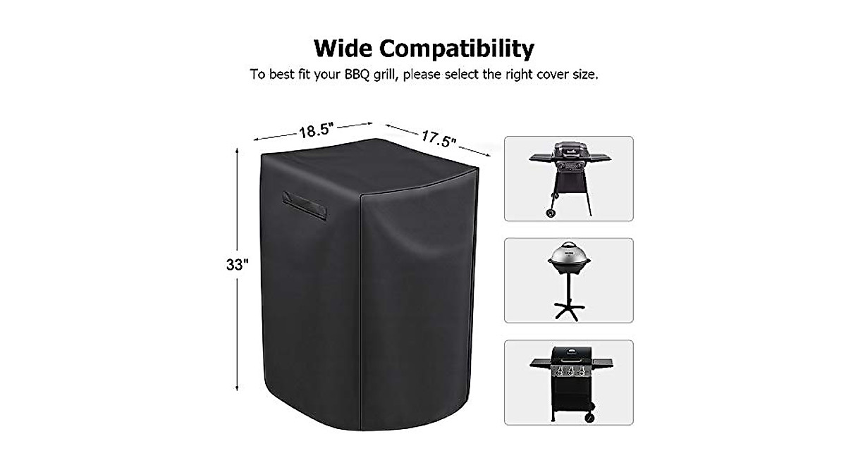 iCOVER Waterproof Smoker Cover for 30-Inch Vertical Grills