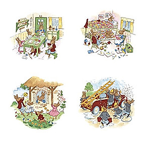 Royal Doulton Bunnykins Childrens Plate, Cereal Bowl and 1 Handled Hug-a-Mug Childresns Dining, 3 piece set, Multicolor