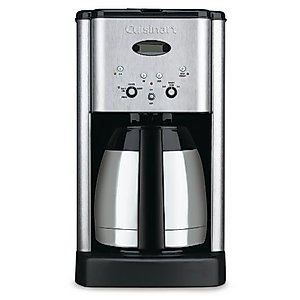 Cuisinart DCC-1400 Brew Central 10-Cup Thermal Coffee Maker, Silver (Renewed)