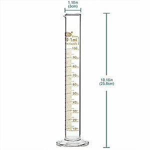 Alochol Hydrometer Kit for Distilled Spirits Brandy Liquor Whiskey Moonshine: 2X Alcohol Hydrometers 0-100% ABV Proof Tralle 0-200 Double Scales,100ml Glass Cylinder Test Jar Accessories Storage Box