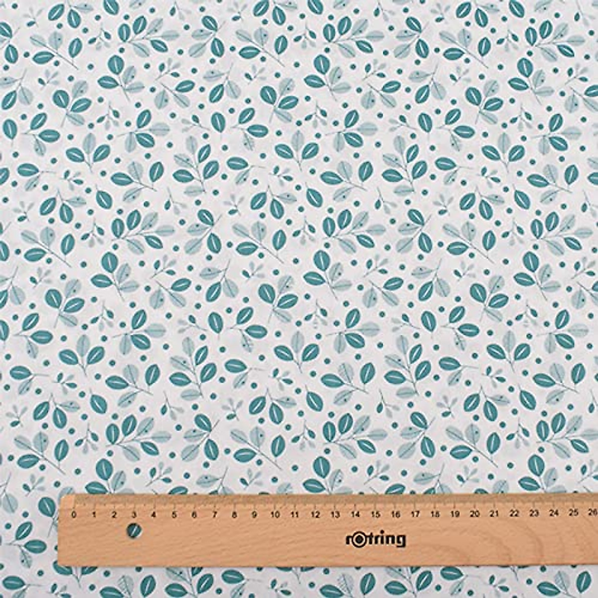 Hanjunzhao Pea Green Color Fat Quarters Fabric Bundles 18 x 22 inch for Quilting Sewing Crafting