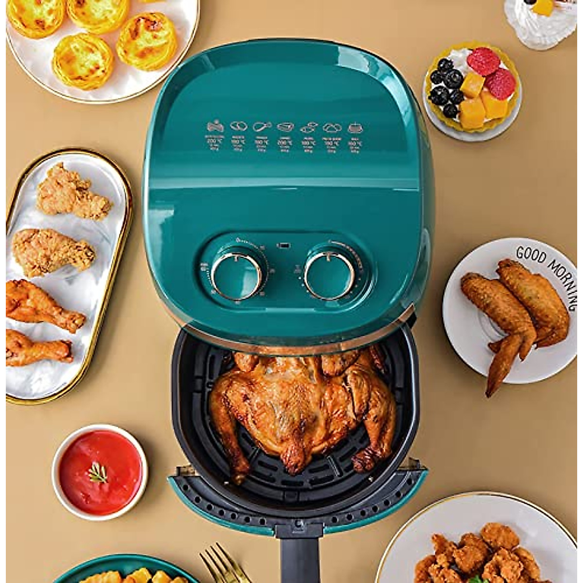 Air Fryer Household Machinery Electric Fryer Smart Multi-Function Oven French Fries Machine Fryer 3.7L Every Family