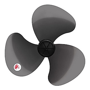 DOITOOL Plastic Fan Blade Replacement Leaves, with Nut Cover, 3 Leaves Universal Household Standing Fan Pedestal Fan Table Fanner Replacement Blades 16 Inch Plastic Fan Blade Leaves