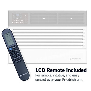 Friedrich CEW24B33A Chill Premier Smart Air Conditioner Window Unit, WiFi Mobile Control, White, Heating & Cooling Capacity (24000 BTU)