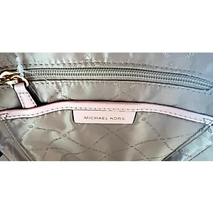 Michael Kors Adina Kenly Backpack Powder Blush Pink Pebbled Leather