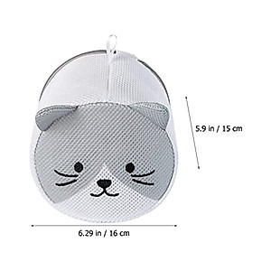 Cabilock Shoe Laundry Bag Sandwich Container 2pcs Mesh Laundry Bags Delicates Wash Bag Cartoon Cat Bra Wash Bags Travel Storage Organize Bag Clothing Washing Bags Sandwich Containers