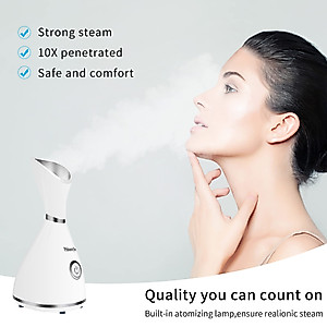 Face Humidifier,Skin Care Tools,Face Steamer for Facial,Facial Tools,Beauty Tools,Facial Steamer for Facial Feep Cleaning,Vaporizador Facial,Self Care Gifts for Women