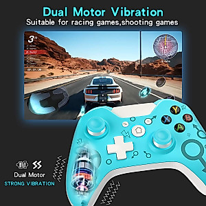 usergaing 2.4GHZ Xbox Wireless Controller Compatible with Xbox One Controller,Xbox Series X/S,Xbox One,Xbox One S,One X,Window PC(11,10,8)-Blue