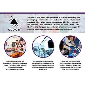 ALDON Innovating Science Introduction to Ionic Reactions - Explore Chemical Combinations & Observe Reactions - Distance Learning - Experiment Kit