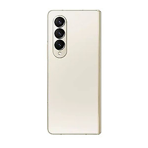 Galaxy Z Fold 4 Cell Phone, Factory Unlocked Android Smartphone, 512GB, Flex Mode, Dual Sim (1x eSim + 1x Nano) Multi Window View, Foldable Display, Korean International Version, Beige (SM-F936NZ)