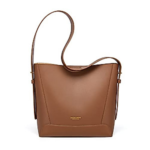 Cnoles Hobo Bags Purses And Handbag for Women Tote Shoulder Satchel Crossbody Bag Ladies Top Handle Purse Genuine Leather Brown